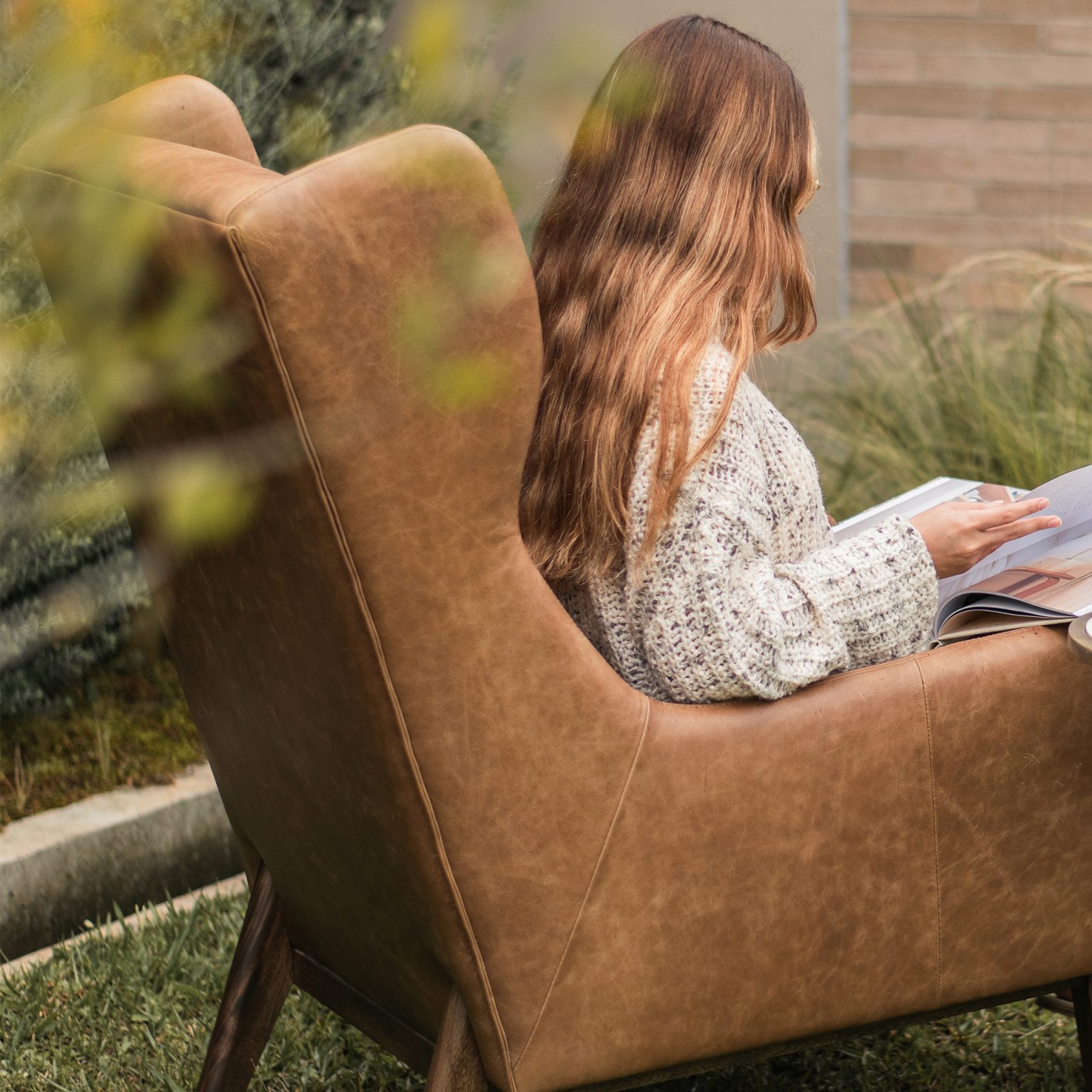 Sillón Avalon Cuero - FORJA